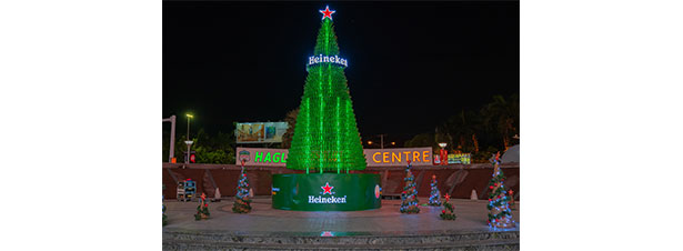 HeinekenUnveiled Christmas Tree - Myanmar InsiderMyanmar Insider