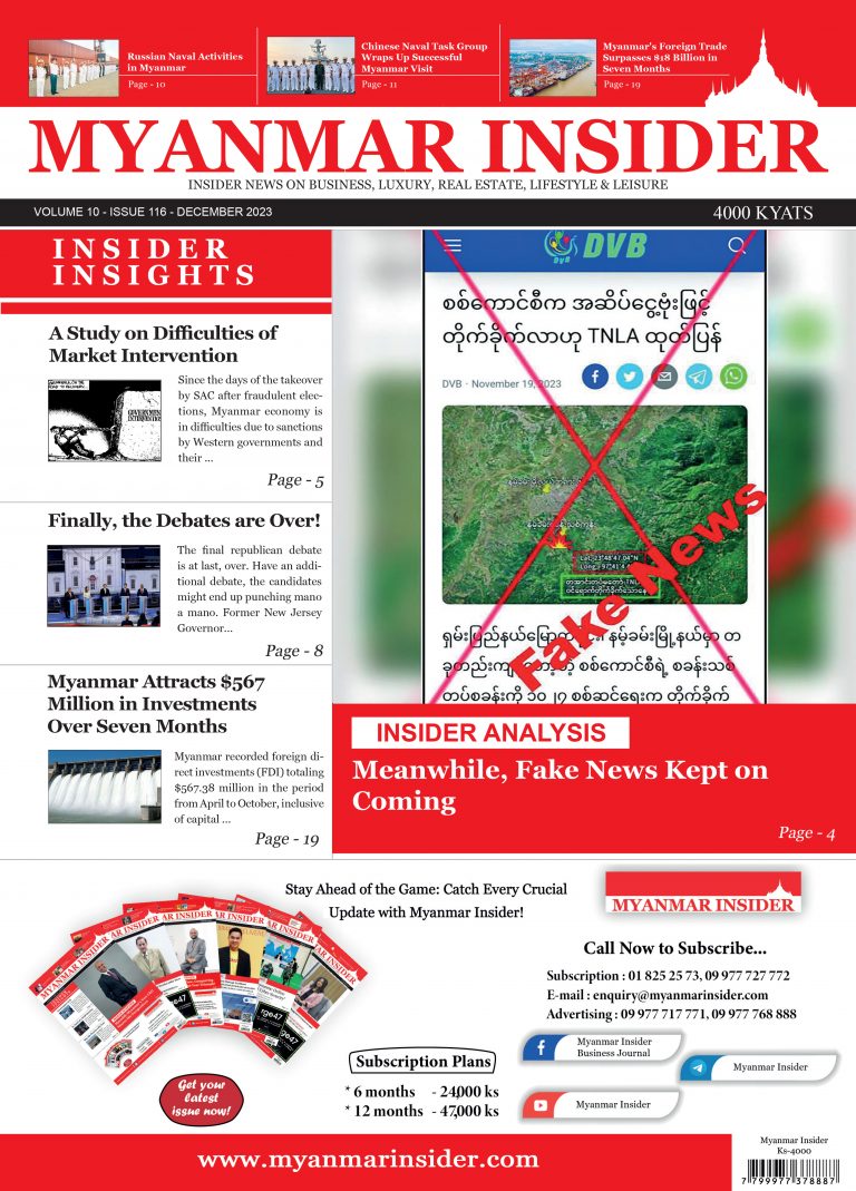 Vol 10 Issue 116 December 2023 - Myanmar Insider