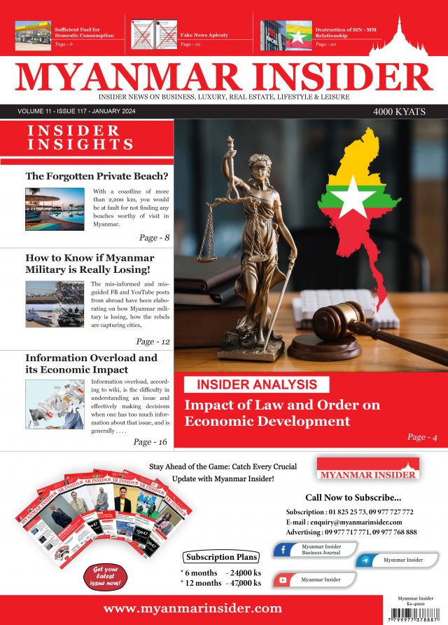Vol 11 Issue 117 January 2024 - Myanmar Insider